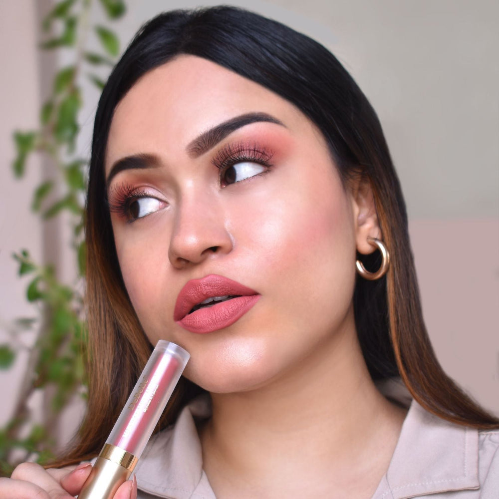 DeBelle Majestique Matte Liquid Lipstick Cinnamon Celine(Pink brown)|E ...