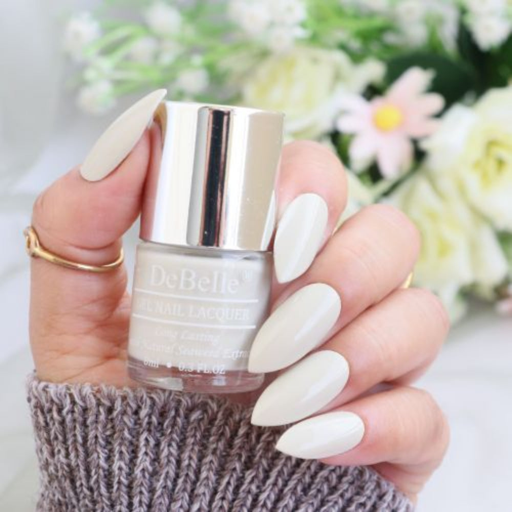 DeBelle Gel Nail Polish – Natural Blush | Soft Pastel Nude Nail Colour ...